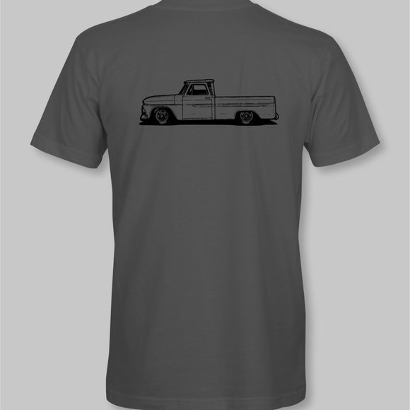 Jerzees | Shirts | Chevrolet C Shortbed 6466 Retro Tshirt Chevy C10 ...